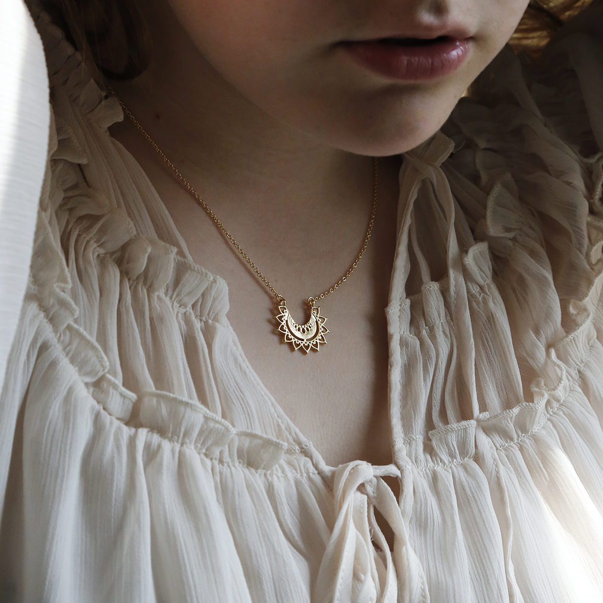 Gold Plated Silver Marrakech Affair Necklace | Martha Jackson