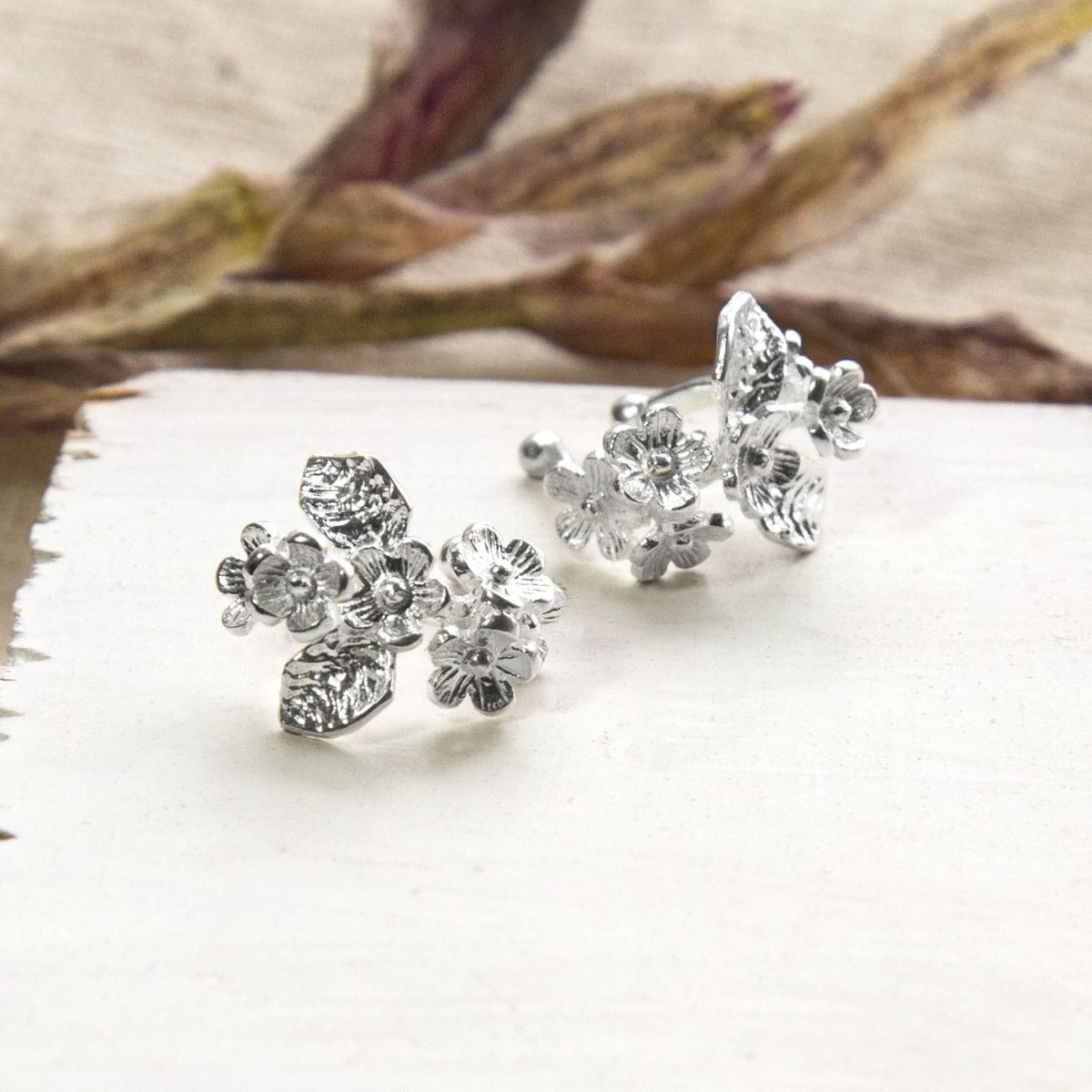 Sterling Silver Forget Me Not Bracelet | Affordable Silver - Martha Jackson