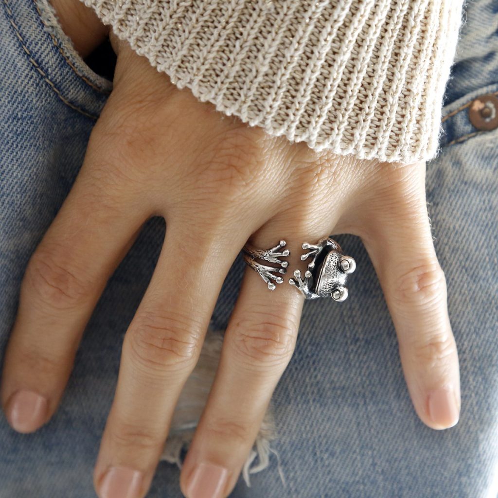 Sterling Silver Frog Ring | Affordable Silver Jewellery - Martha Jackson