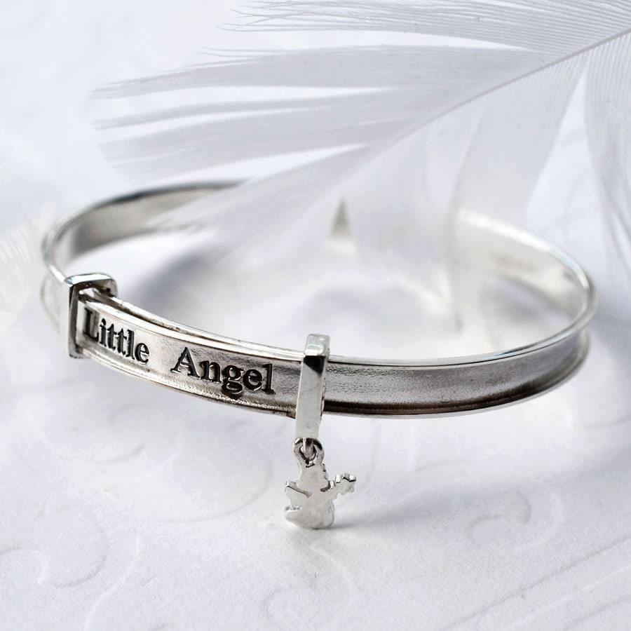 Sterling Silver Little Angel Bangle | Affordable Jewellery - Martha Jackson