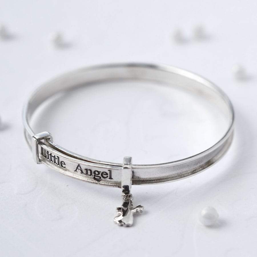 Sterling Silver Little Angel Bangle | Affordable Jewellery - Martha Jackson