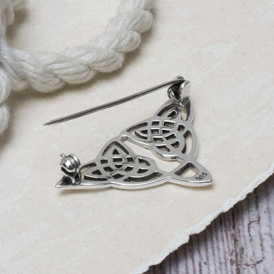 Sterling Silver Celtic Knot Brooch | Martha Jackson