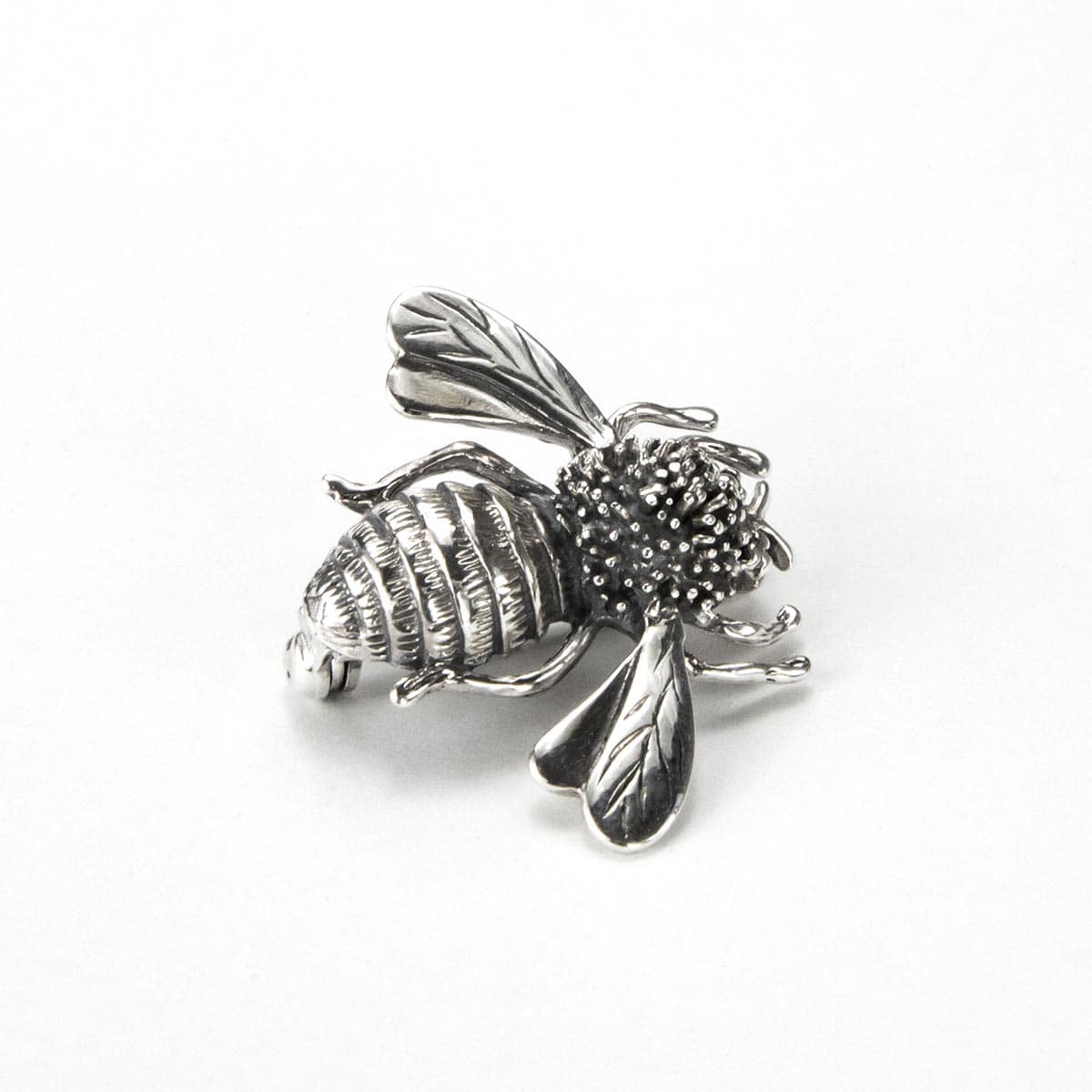 Sterling Silver Bee Brooch | Martha Jackson