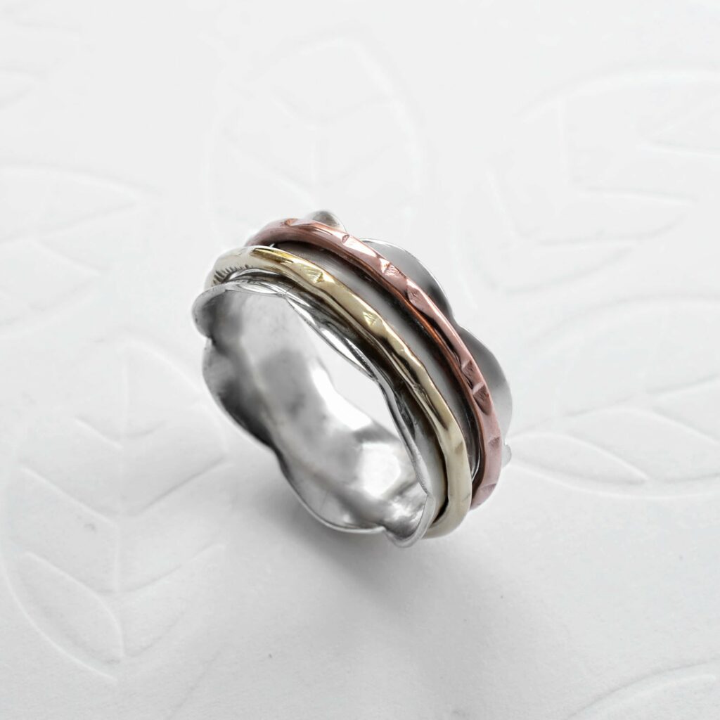 Sterling Silver Spinner Rings | Martha Jackson