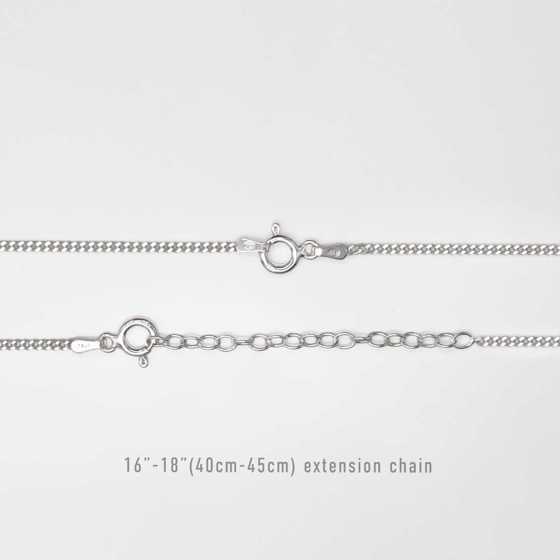 Fine Sterling Silver Curb Chains | Martha Jackson