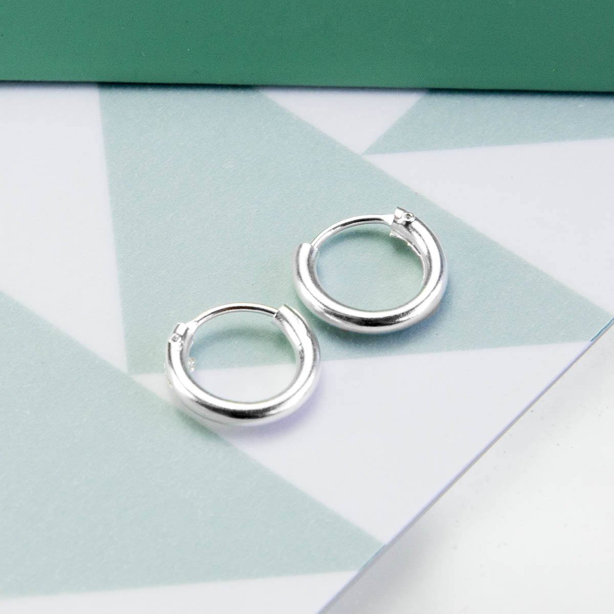 Sterling Silver Set of Three Different Sized Hoop Earrings / 1.8mm ...