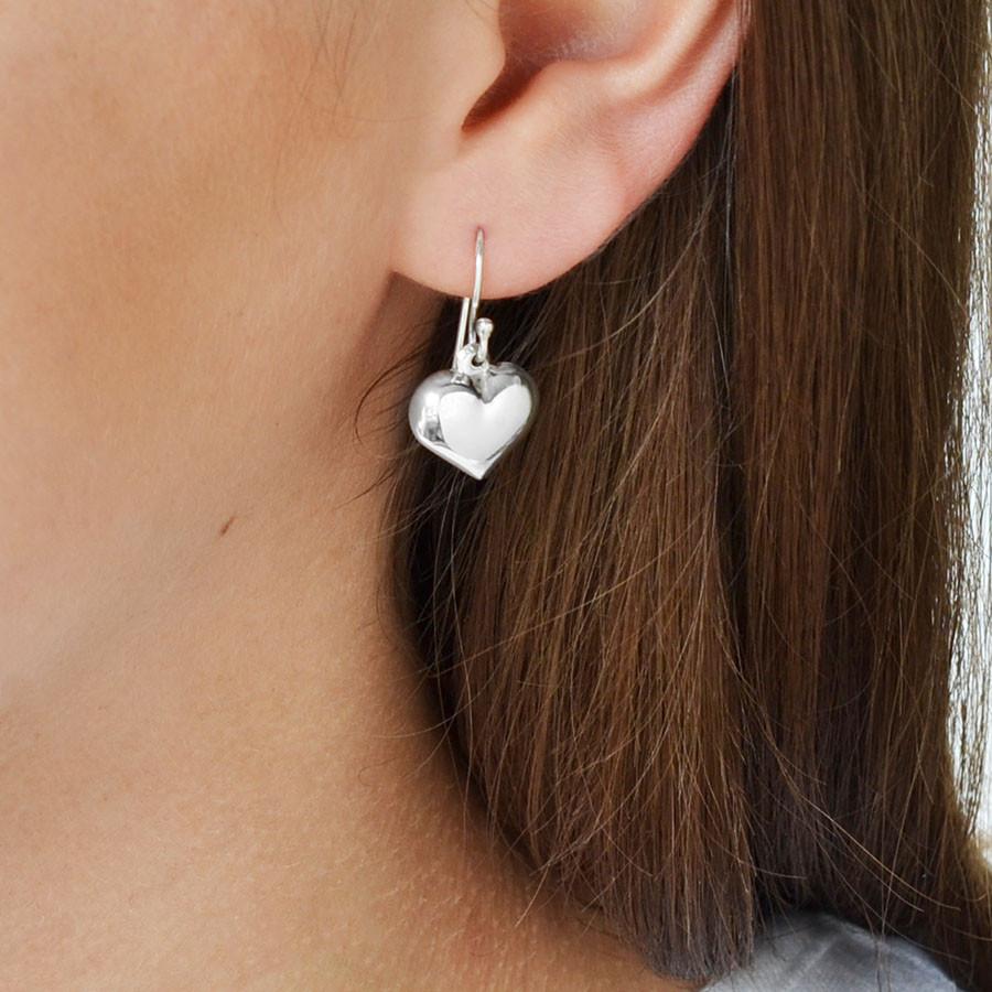 Sterling Silver Love Heart Necklace | Affordable Silver - Martha Jackson