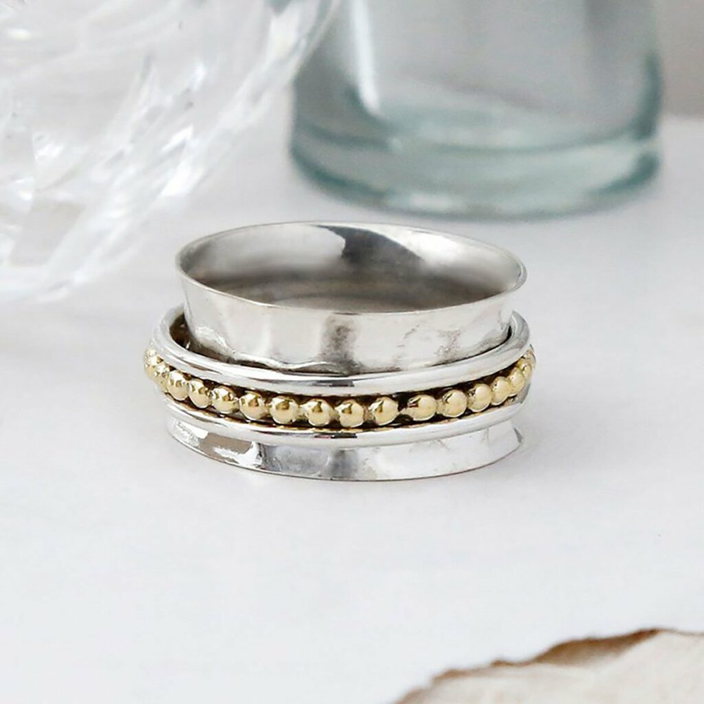 Sterling Silver Spinner Rings | Martha Jackson