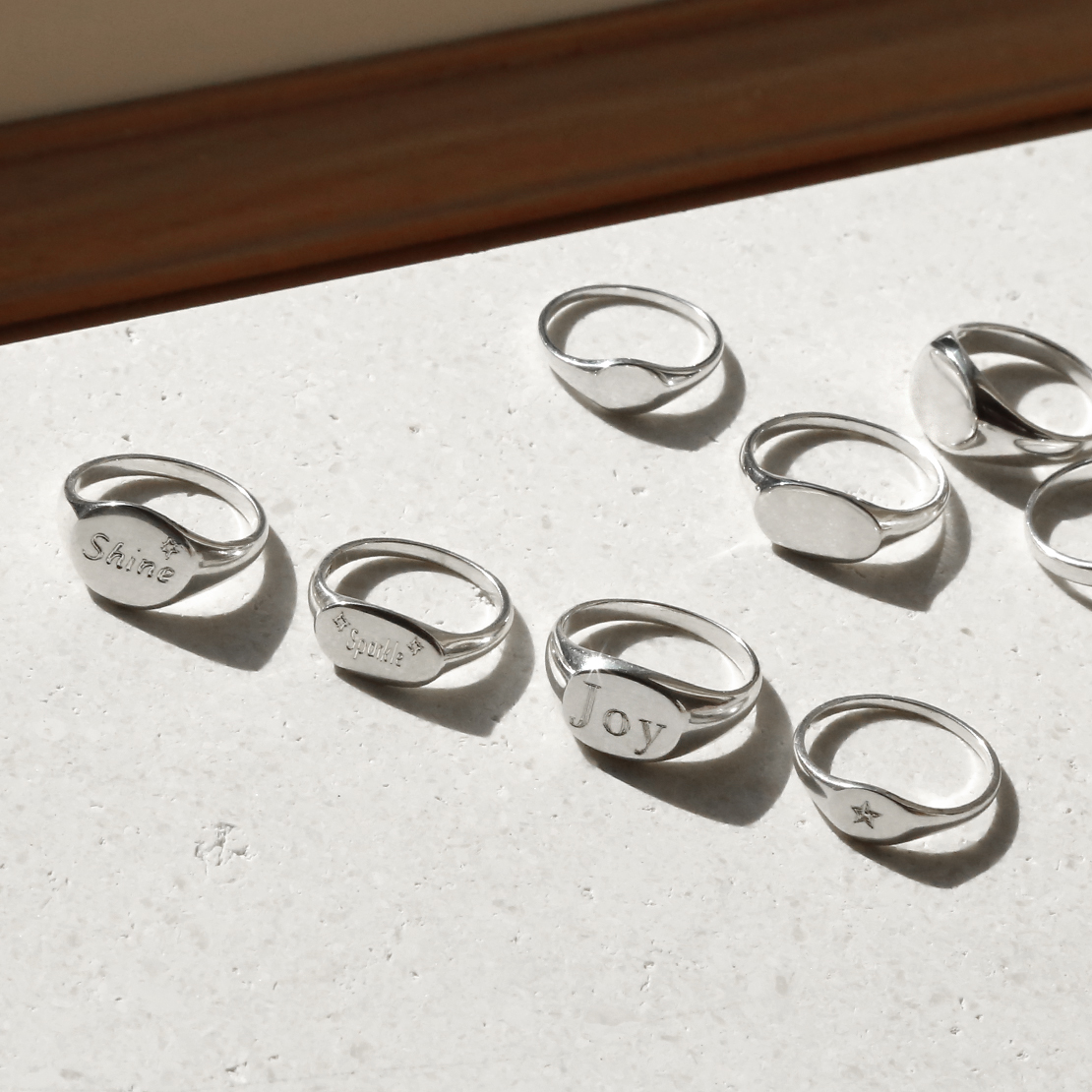 Sterling Silver Oval Pinky Signet Ring | Affordable Silver - Martha Jackson