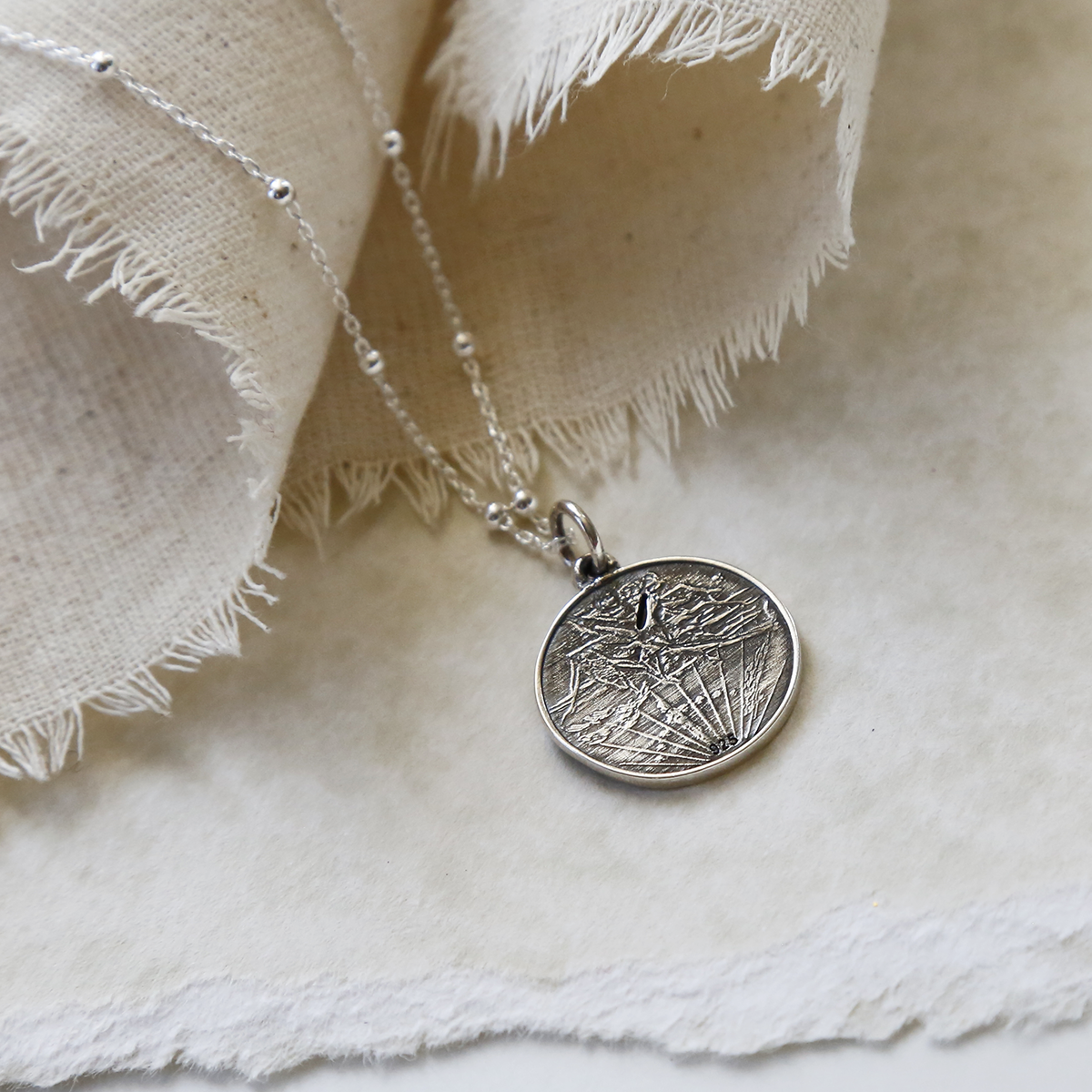 Sterling Silver Roman Centurion Coin Necklace | Martha Jackson