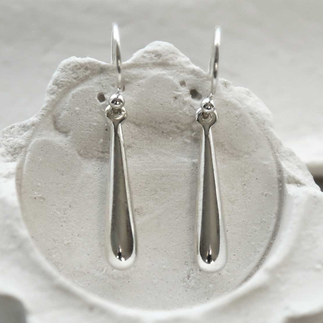 Sterling Silver Baton Earrings | Affordable Jewellery - Martha Jackson