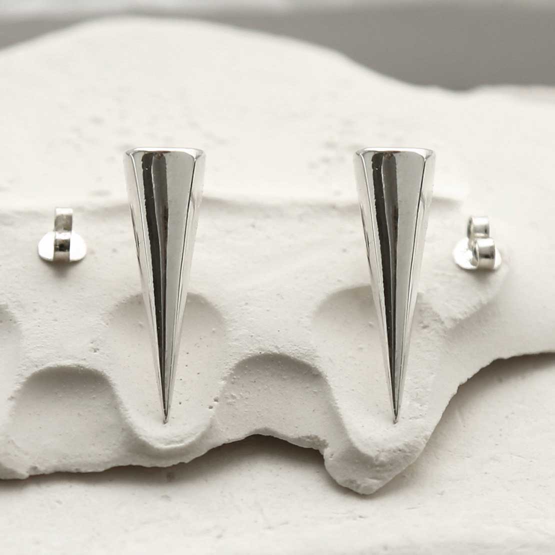 Sterling Silver Spike Studs | Affordable Silver Jewellery - Martha Jackson