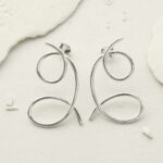 Sterling Silver Double Loop Studs | Affordable Jewellery - Martha Jackson