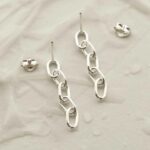 Sterling Silver Simple Chain Earrings | Affordable Jewellery - Martha ...