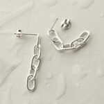 Sterling Silver Simple Chain Earrings | Affordable Jewellery - Martha ...