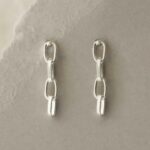 Sterling Silver Simple Chain Earrings | Affordable Jewellery - Martha ...
