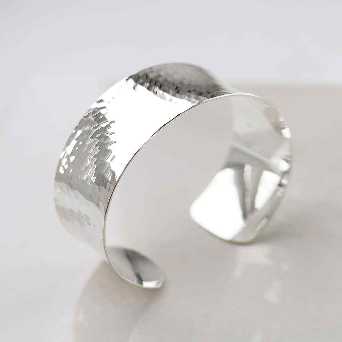Sterling Silver Roman Cuff Bangle | Affordable Jewellery - Martha Jackson