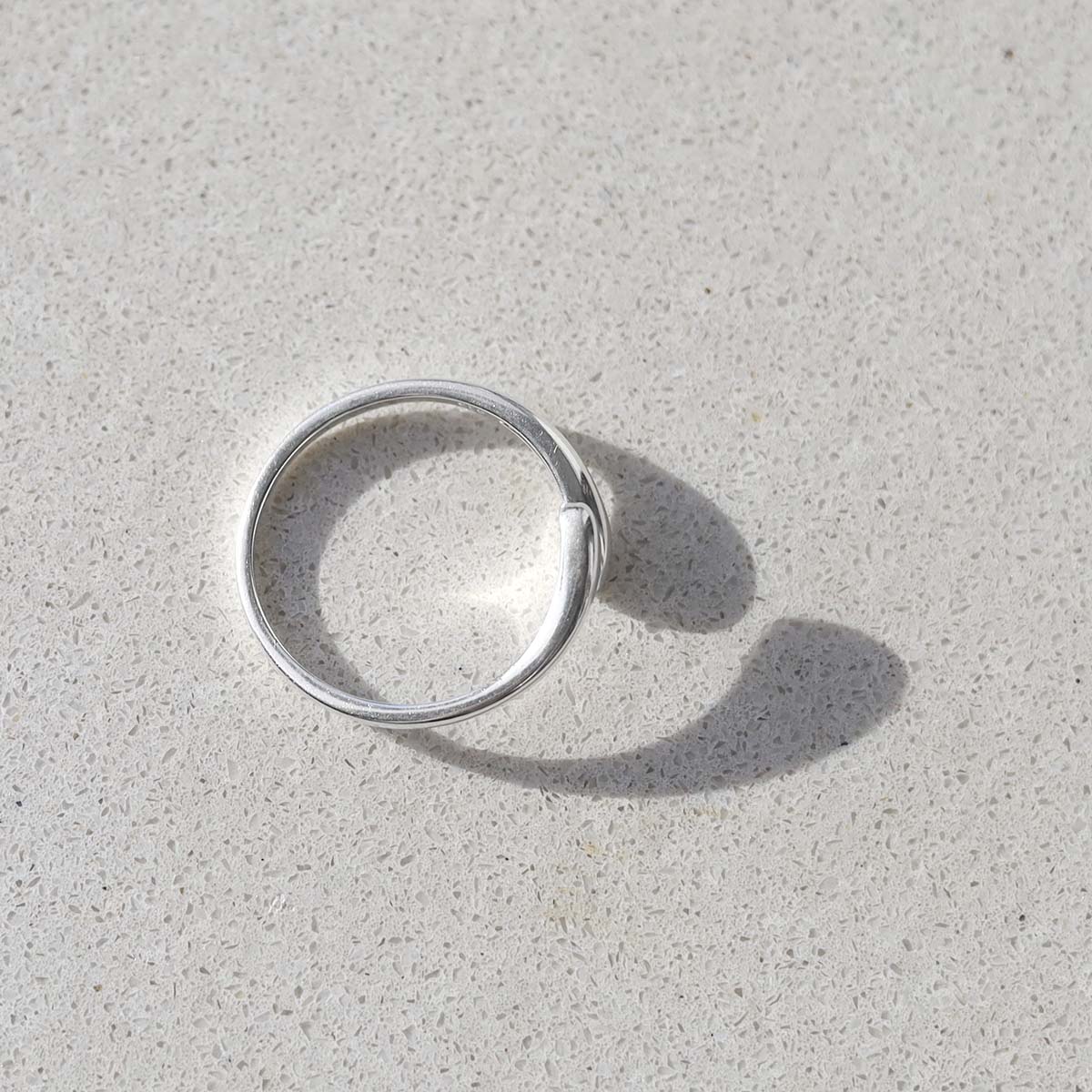Sterling Silver Medium Adjustable Flow Ring | Martha Jackson