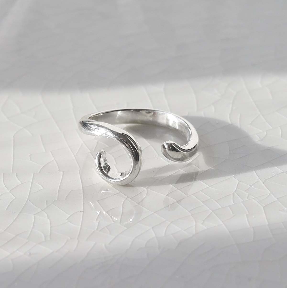 Sterling Silver Adjustable Spiral Ring | Affordable Jewellery - Martha ...