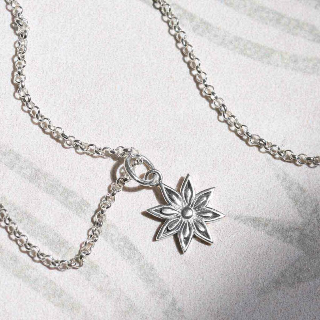 Sterling Silver Azelea Necklace | Affordable Jewellery - Martha Jackson