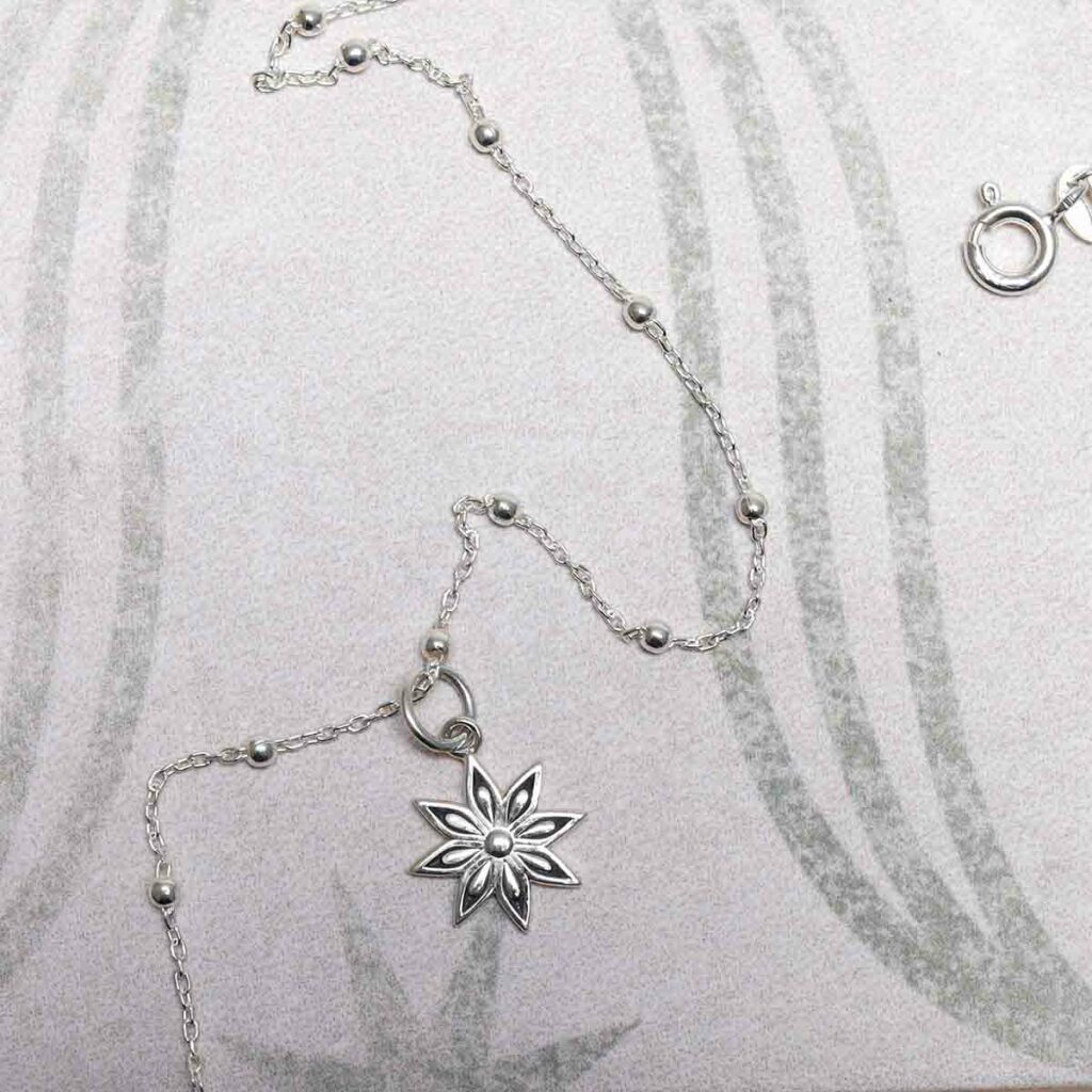 Sterling Silver Azelea Necklace | Affordable Jewellery - Martha Jackson