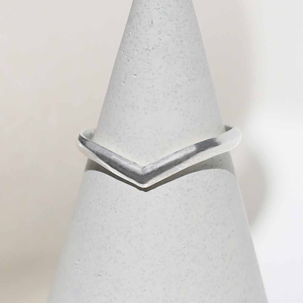 Sterling Silver Wishbone Midi Ring | Martha Jackson